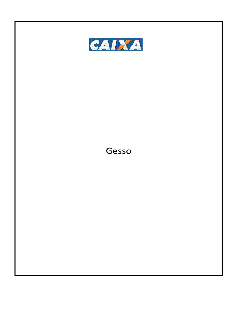 Gesso | PDF | Gesso | Argamassa (alvenaria)