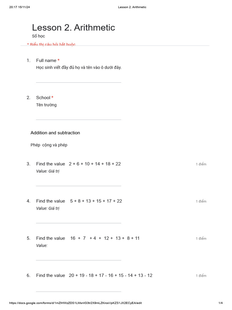 Practice Lesson 2. (A3) | PDF