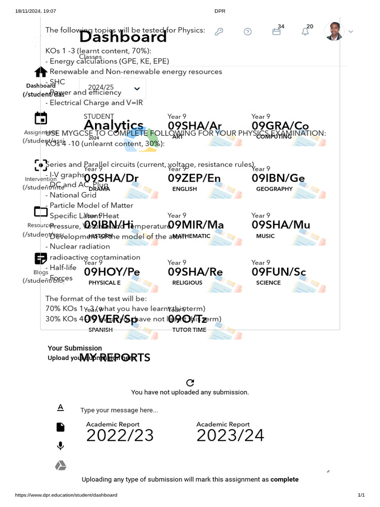 DPR | PDF | Physical Quantities | Electrical Engineering