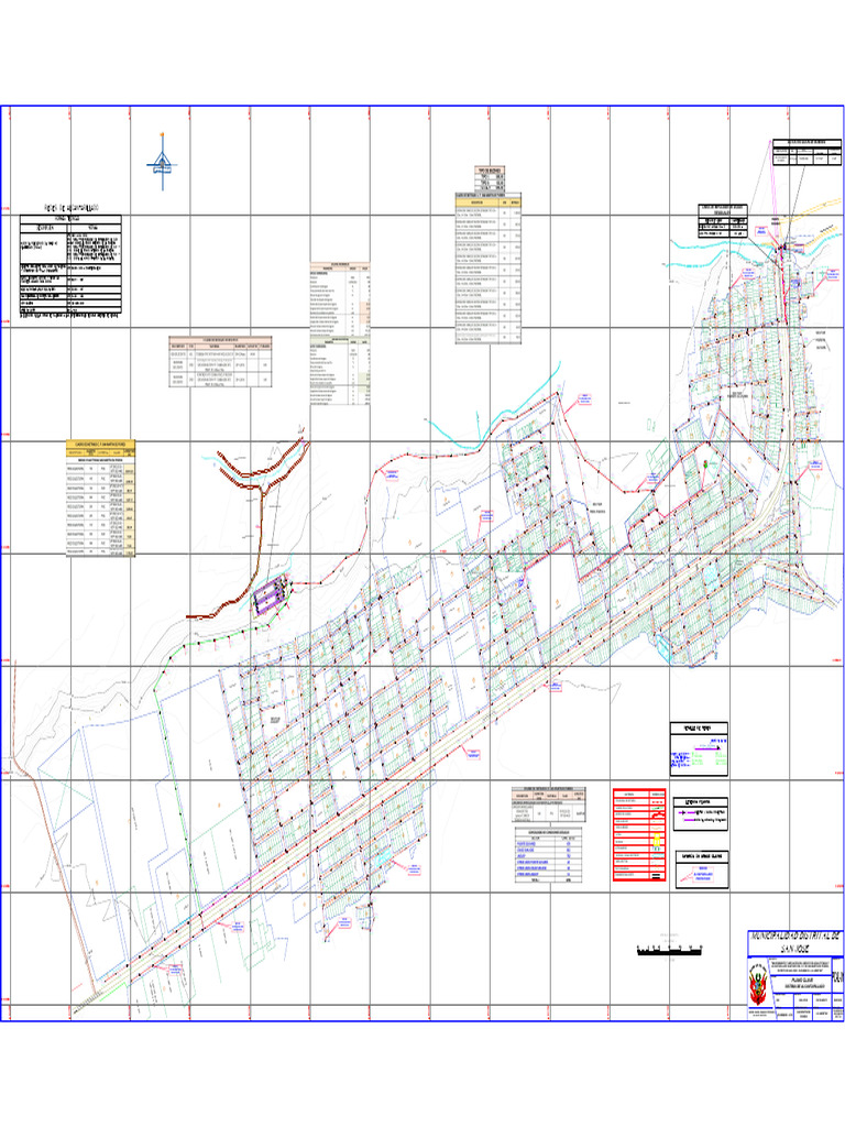 PCAL-01 Plano Clave Alcantarillado General Proyectado | PDF
