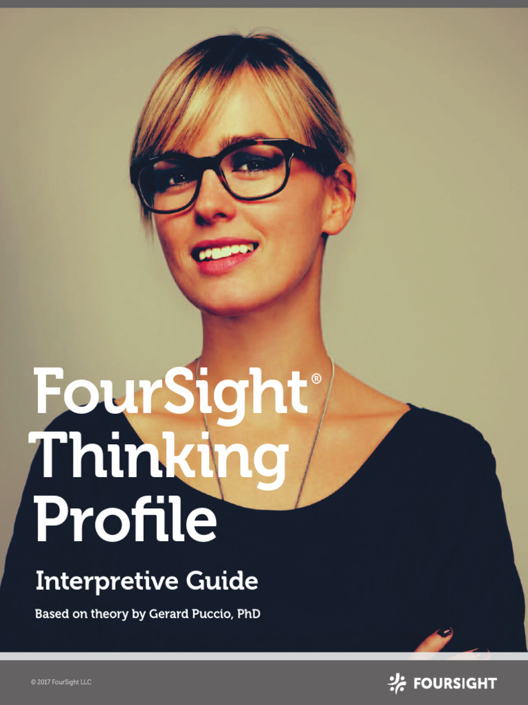 FourSight Thinking Profile Overview | PDF | Creativity | Thought