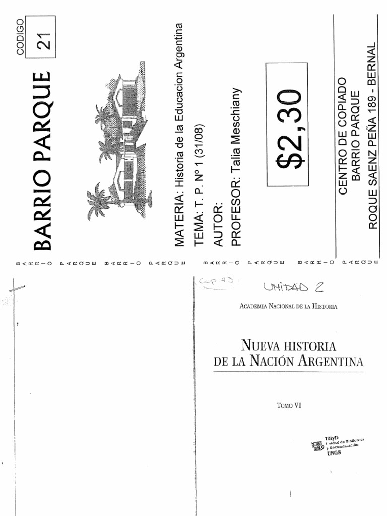 Newland. Ensenanza Elemetal y Superior 1810-1862 | PDF