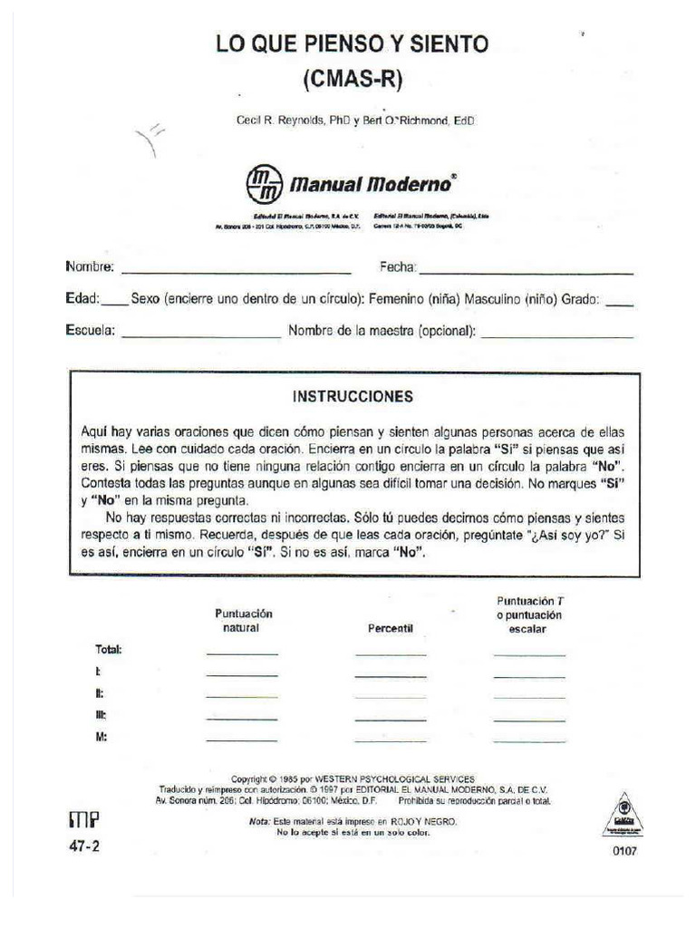 Cmas R Plantilla | PDF