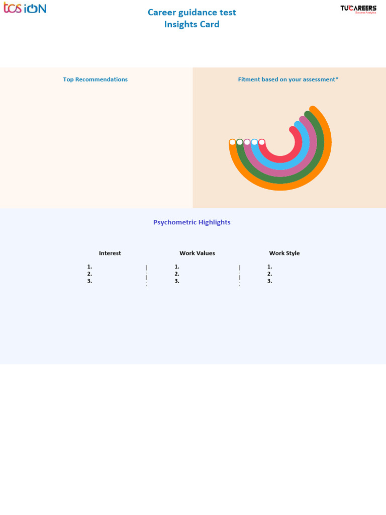 Career Test REPORT | PDF | Behavioural Sciences | Cognition