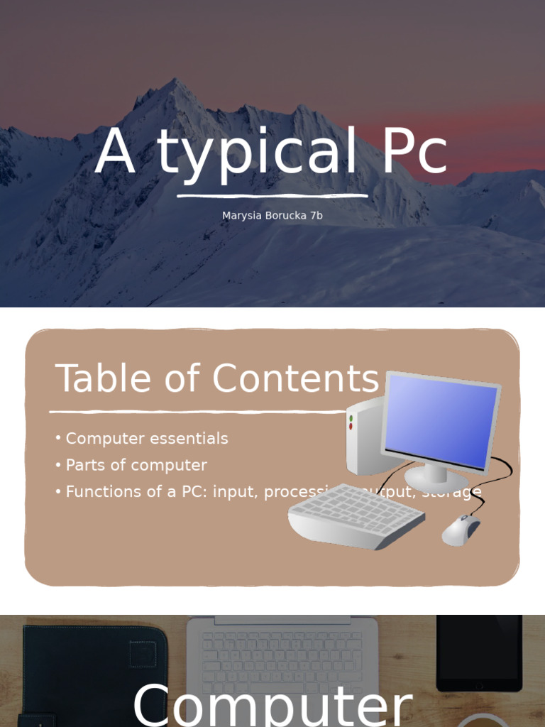 A Typical PC | PDF | Games & Activities | Computers