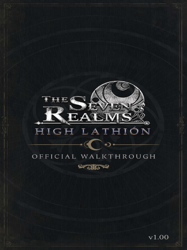 The Seven Realms - Realm 3 (R3-V1.00) Walkthrough-EnG | PDF