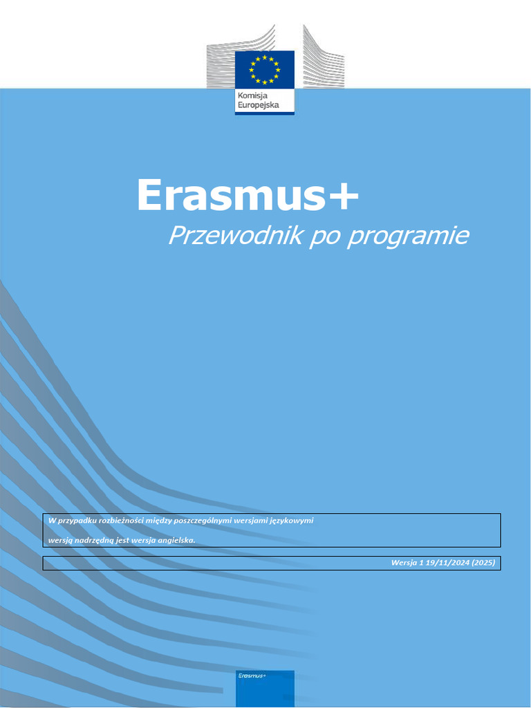 Erasmus Programme Guide 2025 PL | PDF