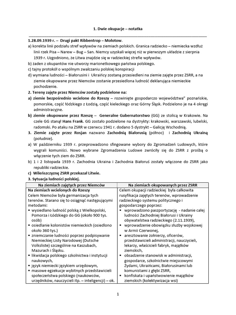sp8 2d 1n Dwie Okupacje | PDF