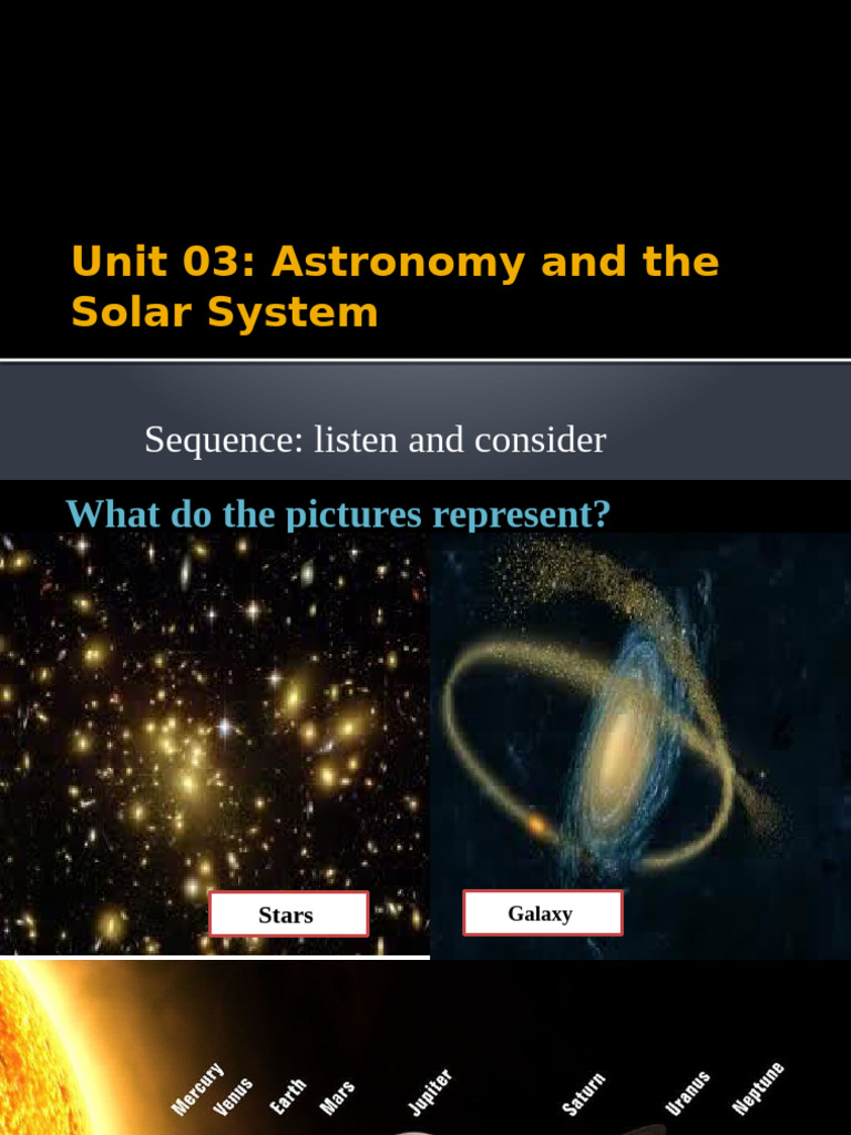 Astronomy and The Solar System | PDF