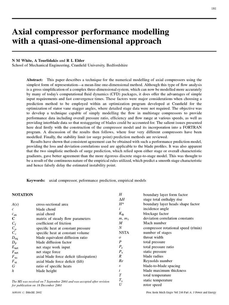 White - Tourlidakis - Elder - Axial Compressor Performance Modelling ...