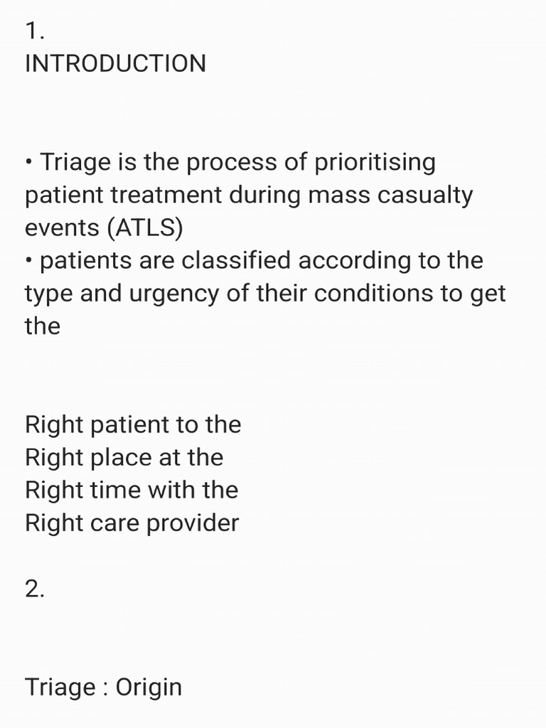Triage 1 | PDF