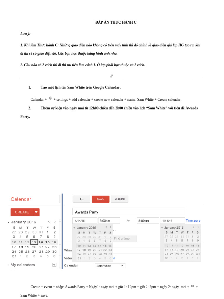 Đáp Án Thực Hành C | PDF