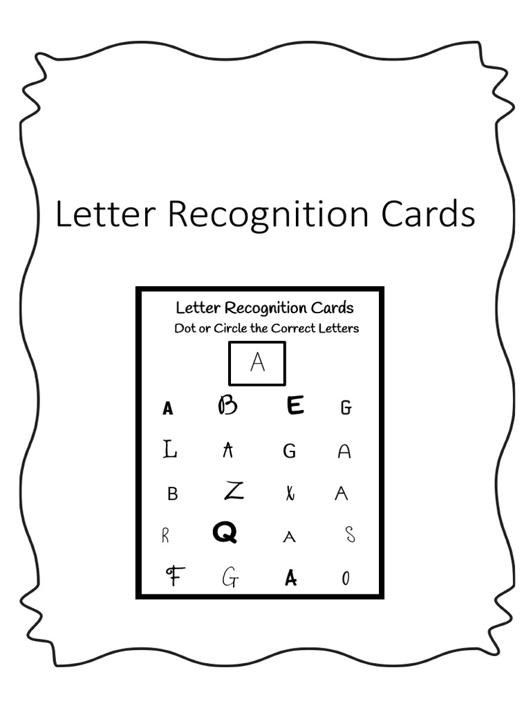 Letter Recognition Cards | PDF | Computing