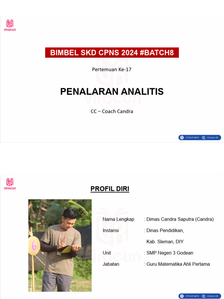 PPT Analitis - Viracun Batch 8 | PDF