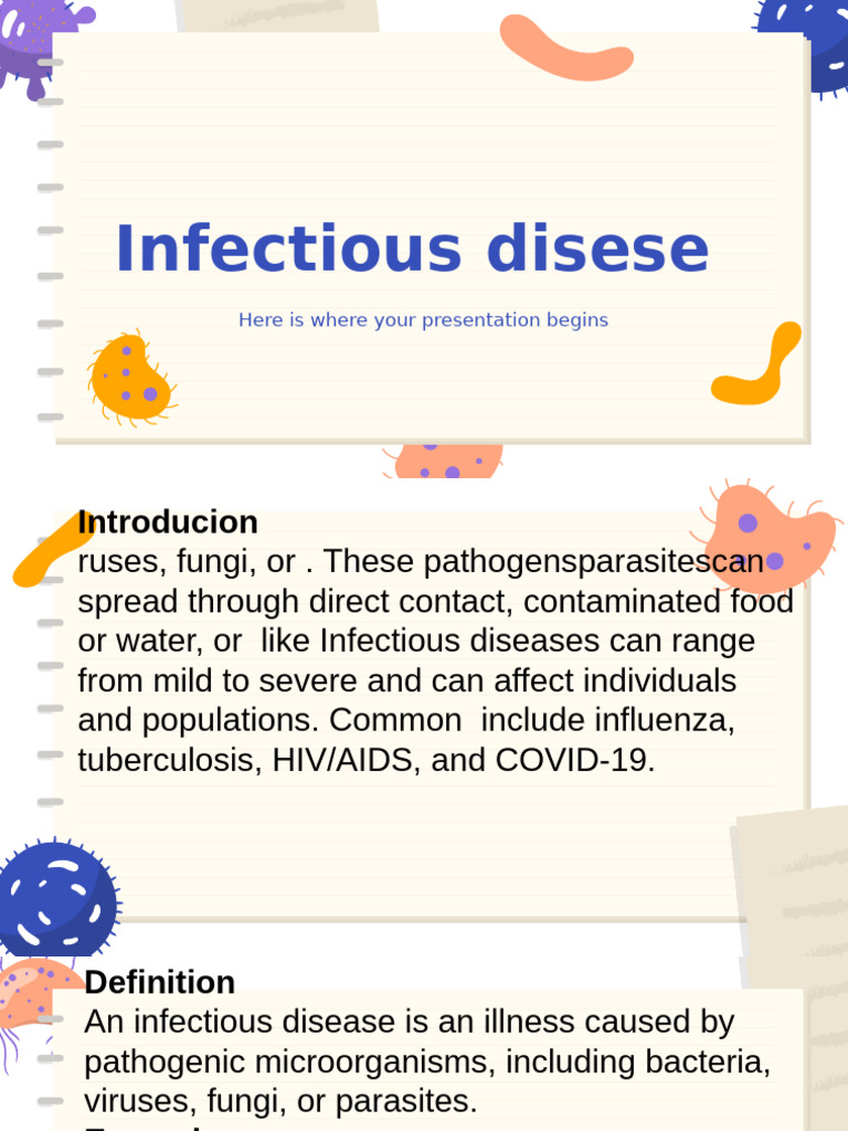 Infectious Disease Overview | PDF | Science & Mathematics