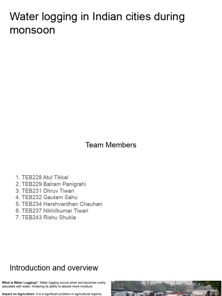 Pce Presentation | PDF | Flood | Logging