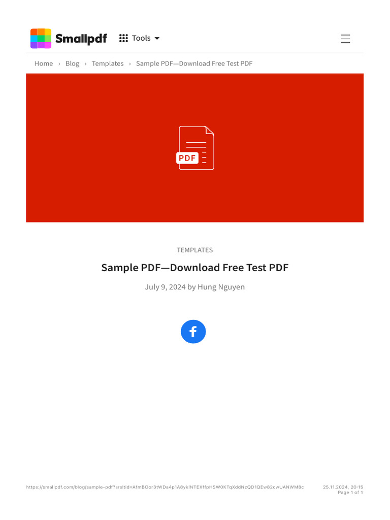 Sample PDF-Download Free Test PDF - Smallpdf | PDF Sample PDF-Download Free Test PDF - Smallpdf | PDF