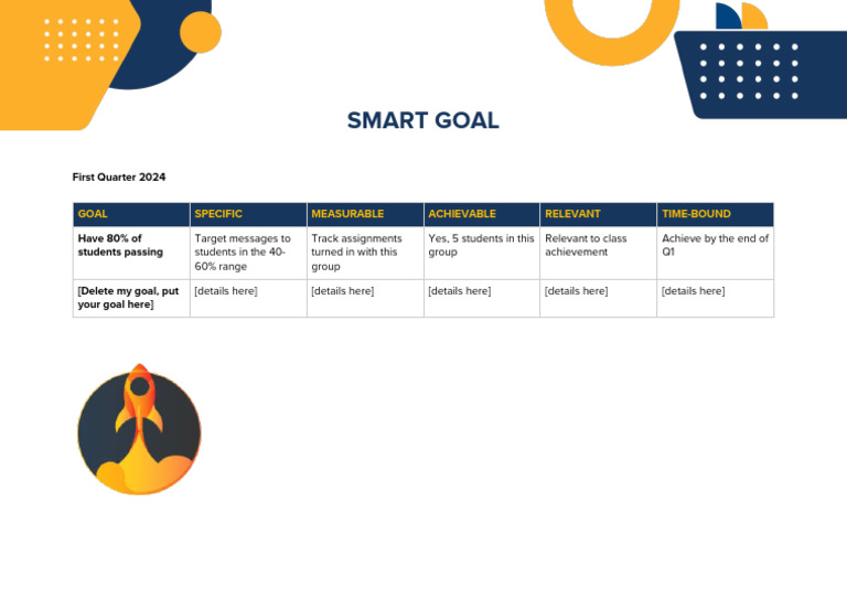 Editable Smart Goal | PDF | Business