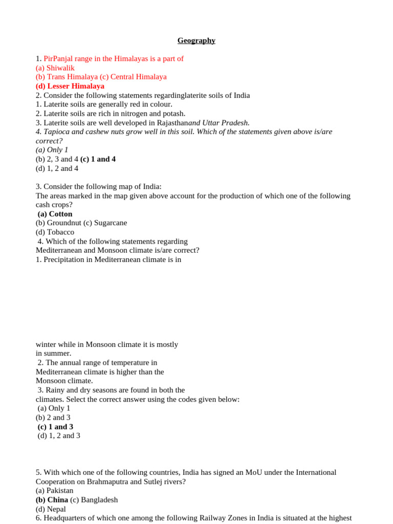 Geography Pdf Earth Nature