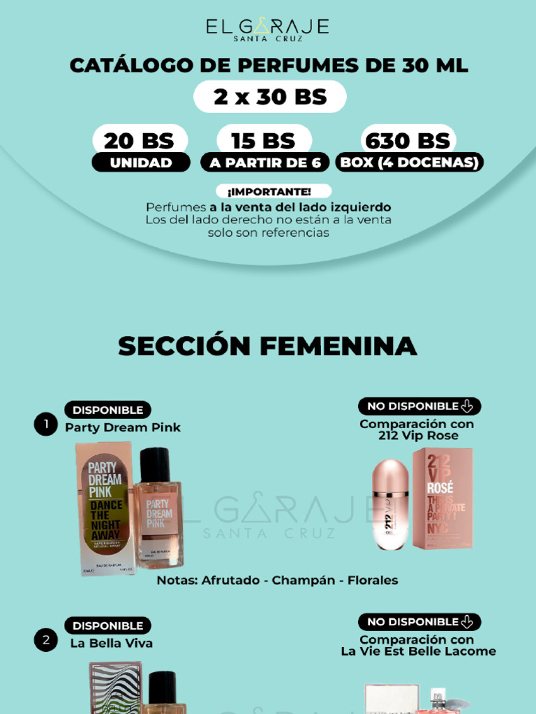 Catálogo Perfumes 30ML-1 | PDF