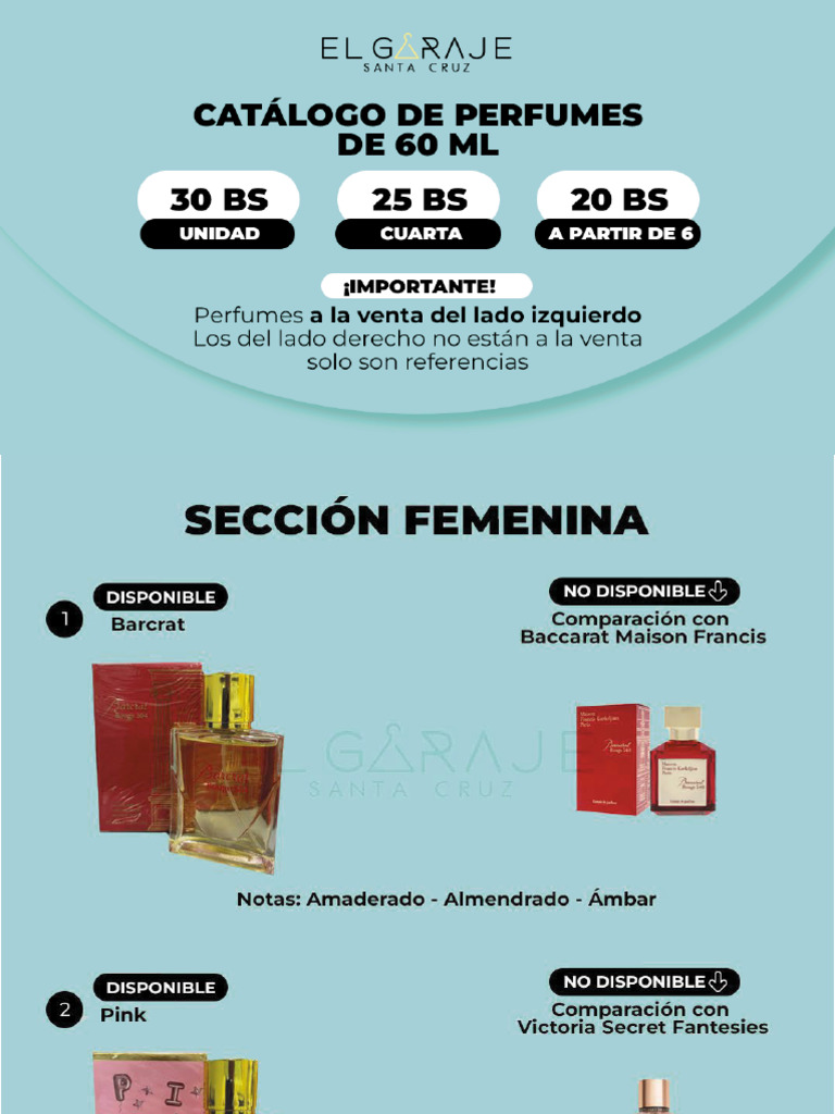 Catálogo Perfumes 60ML-2 | PDF