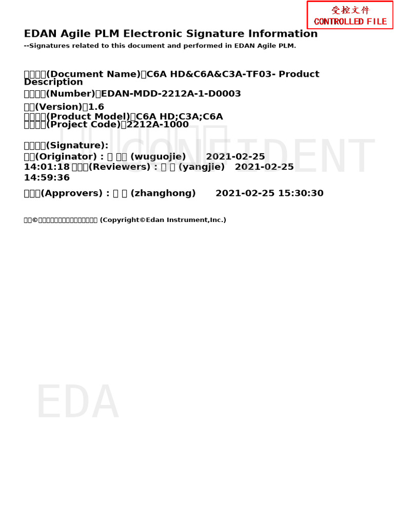 C6A HD - C6A - C3A-TF03-Product Description-1.6-ES | PDF | Camera | Zoom Lens