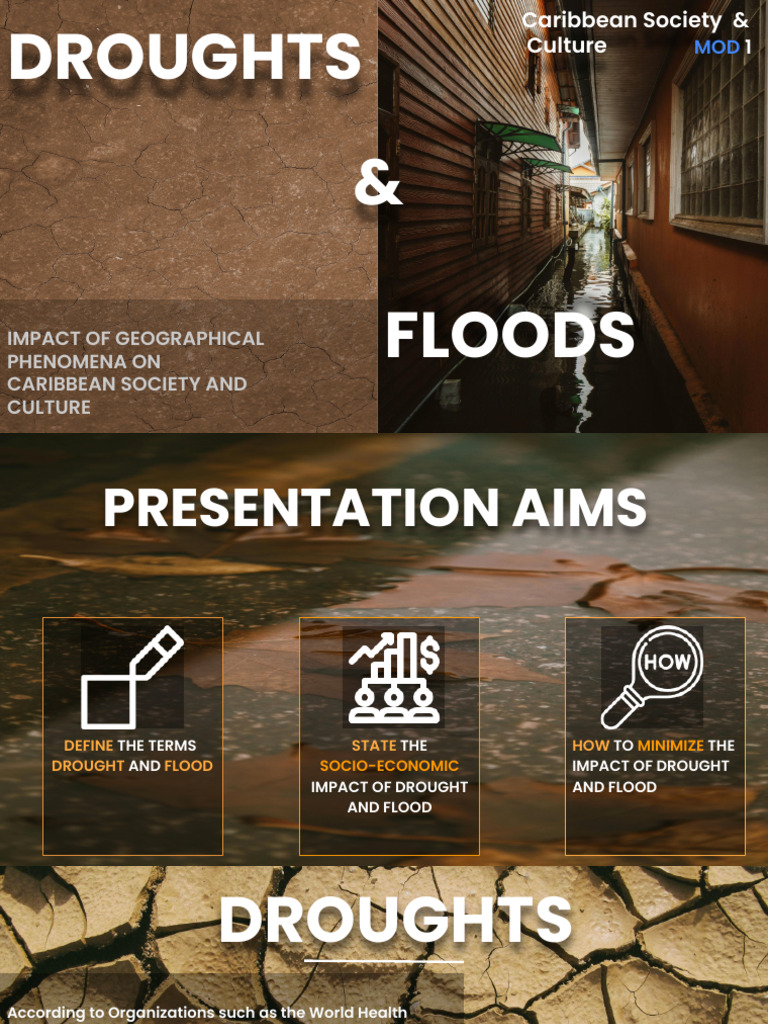 Grp6-Floods and Droughts | PDF | Flood | Drought
