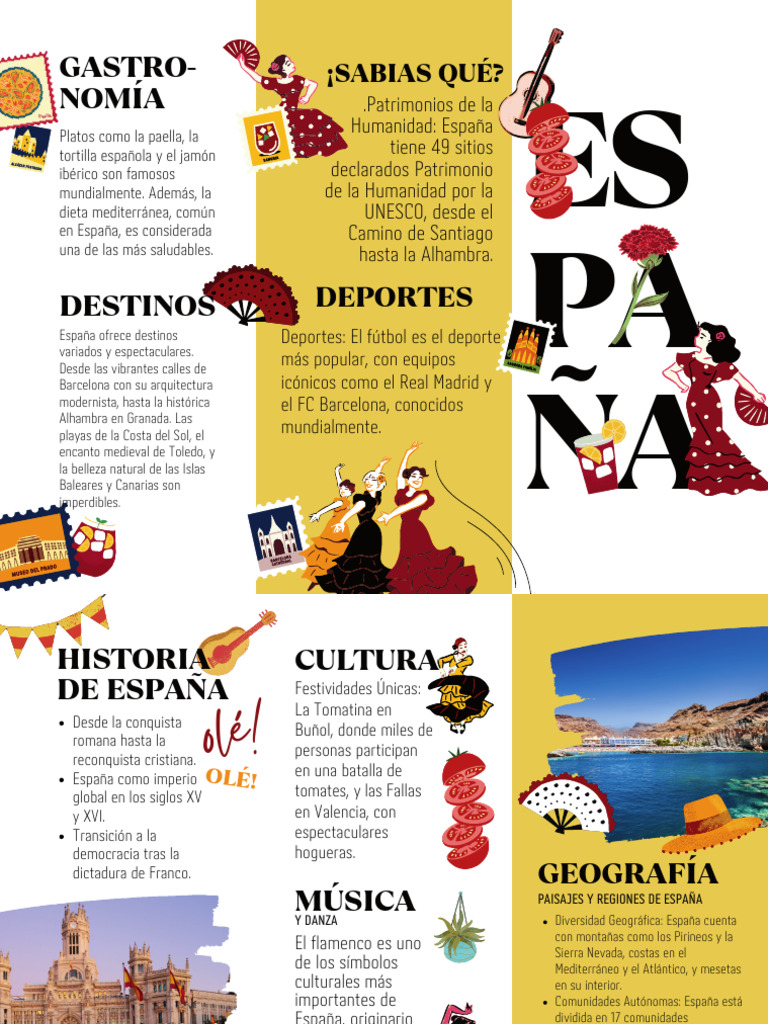 España Triptico | PDF | España | Islas Canarias