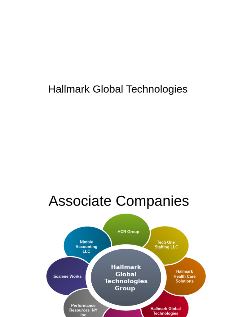 Hallmark Global Tech: Services & Clients | PDF | Business | Economies