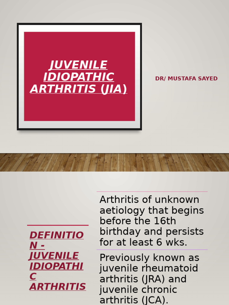 Juvenile Idiopathic Arthritis Guide | PDF | Rheumatoid Arthritis | Arthritis