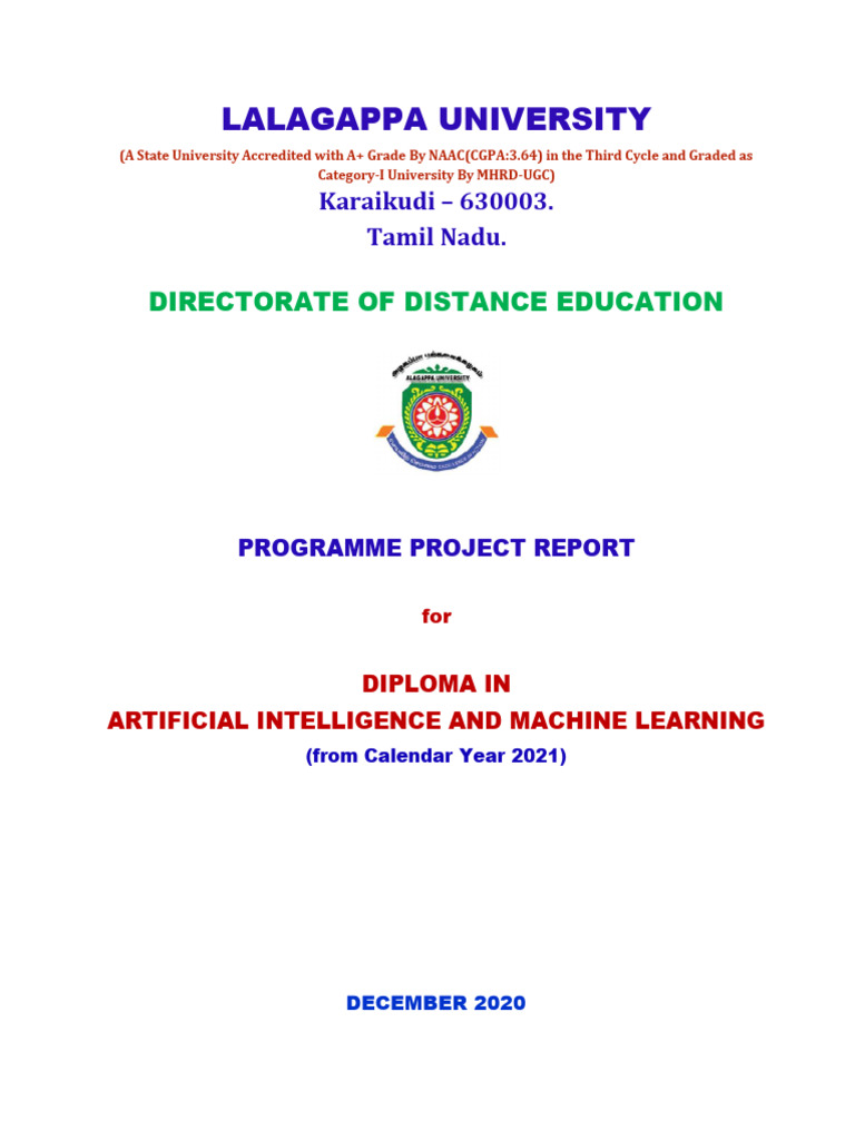 77.518-Dip - in Artificial Intelligence and Machine Learning | PDF ...