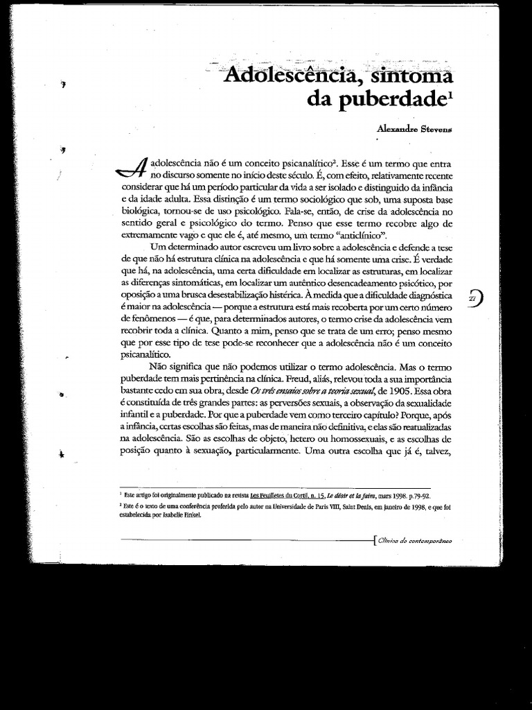 Cópia de Adolescencia Sintoma Da Puberdade Pagina 27 A 39 | PDF