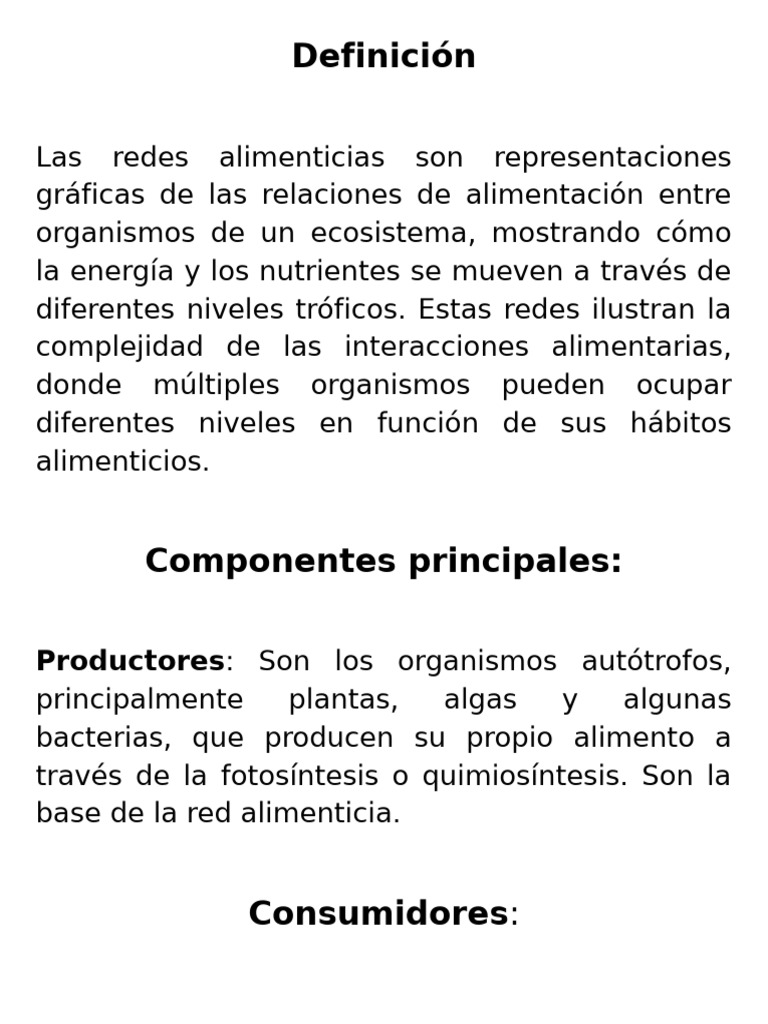 Redes Alimenticias y Flujo de Energía | PDF | Red alimentaria | Naturaleza