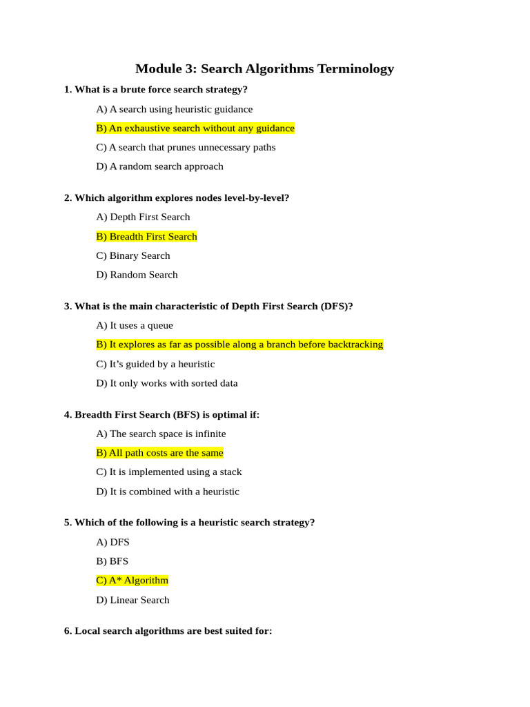 Ai MCQ | PDF | Artificial Neural Network | Computer Programming