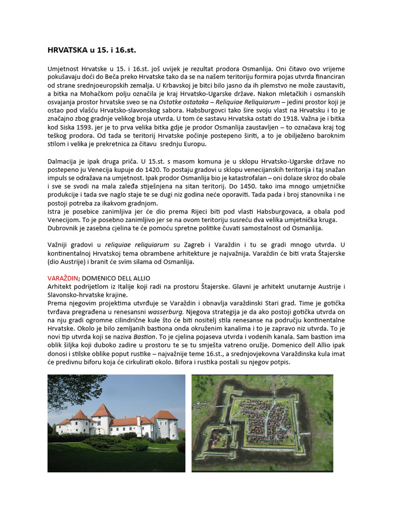 Renesansa Hrvatska | PDF