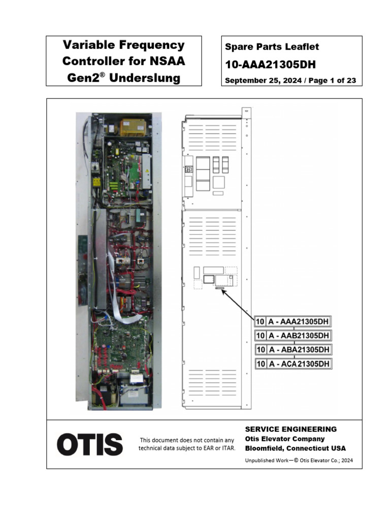 Otis OVFR ReplacementTables | PDF | Relay | Electrical Connector