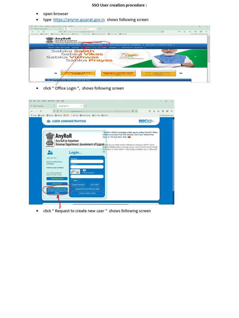 SSO Online UserCreation New | PDF