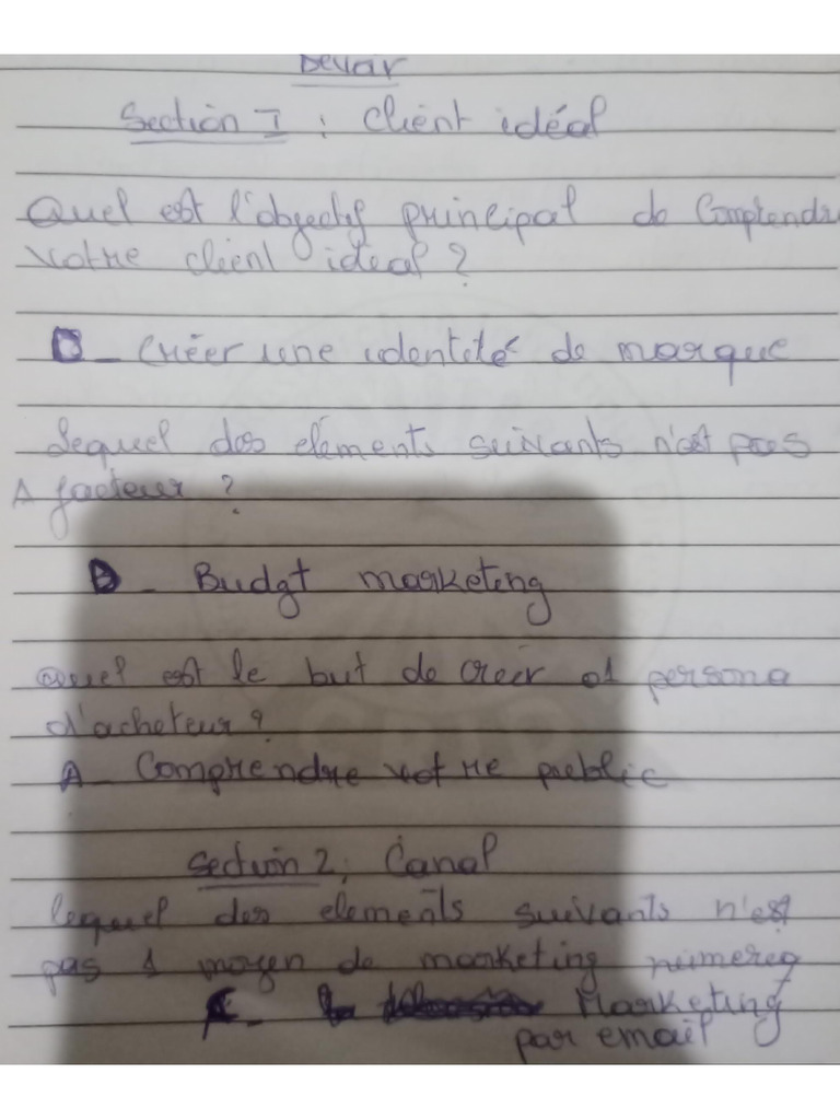 Mon Devoir de Marketing | PDF