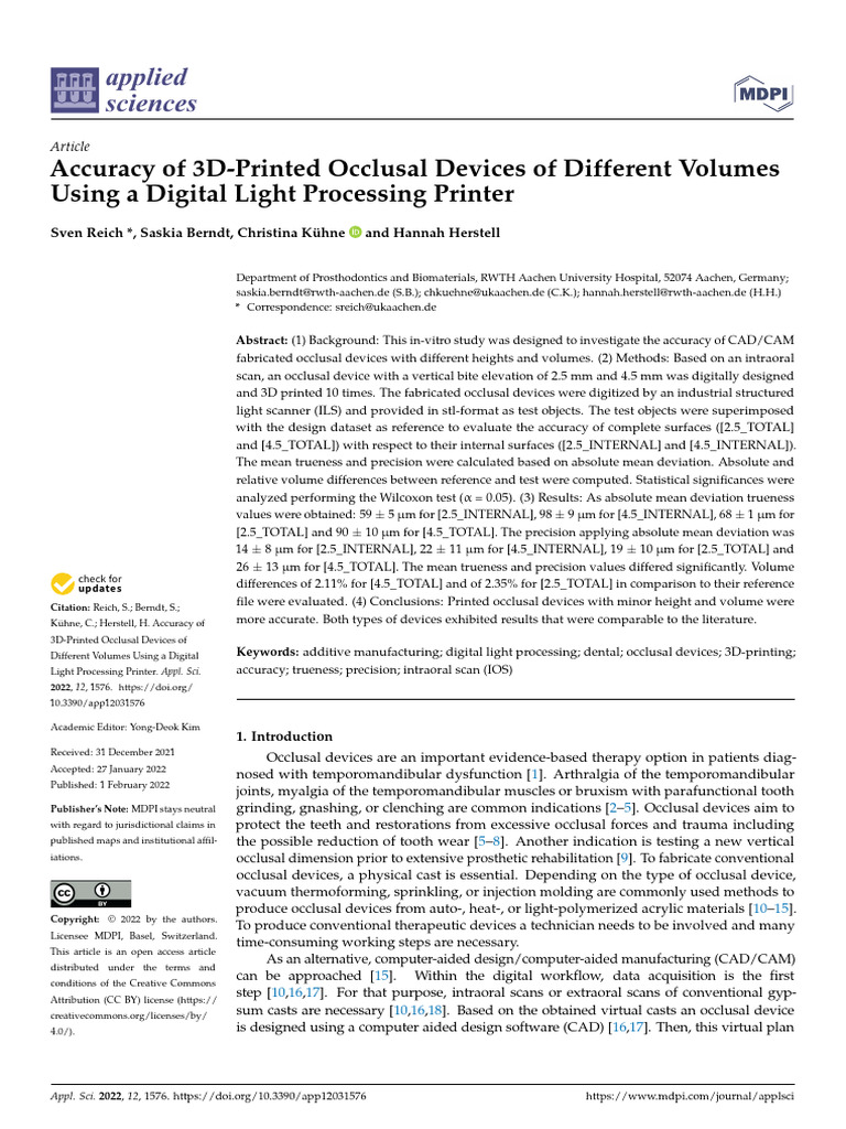 Applsci 12 01576 v2 | PDF | Standard Deviation | Accuracy And Precision