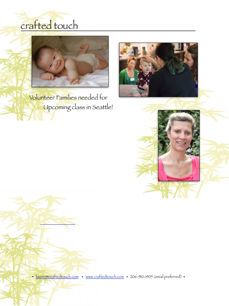 2024 Pediatric Volunteers Flyer | PDF | Manual Therapy | Childhood