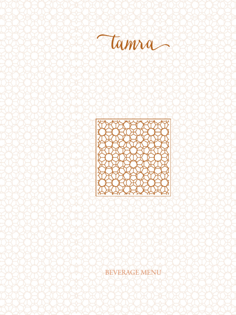 Tamra Beverage Menu | PDF | Gin | Juice