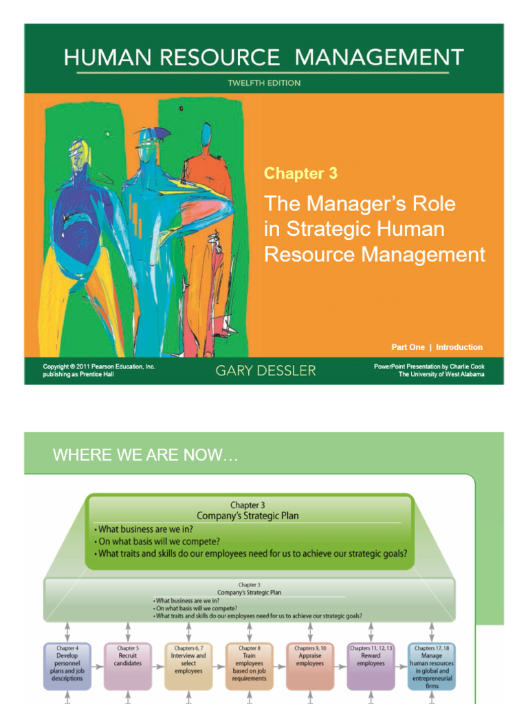 Dessler HRM12e PPT 03 | PDF | Goal | Strategic Planning