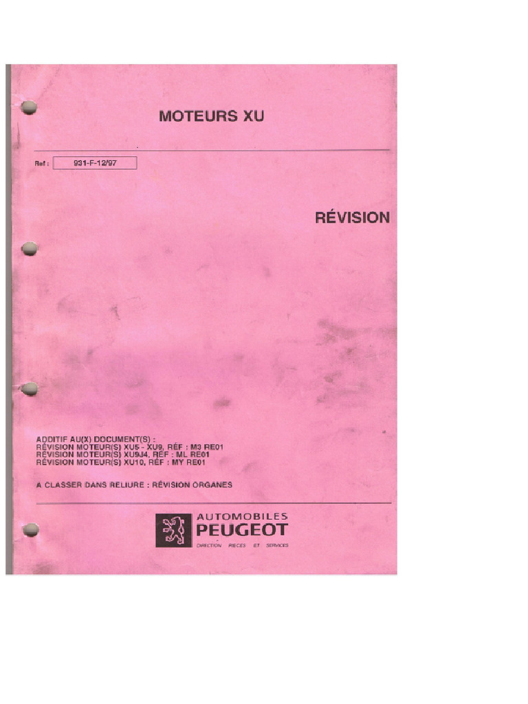 Moteurs Xu | PDF