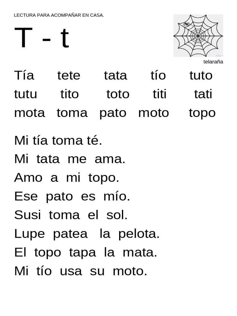 Lectura para Acompañar en Casa | PDF | Artes del Lenguaje y Comunicación