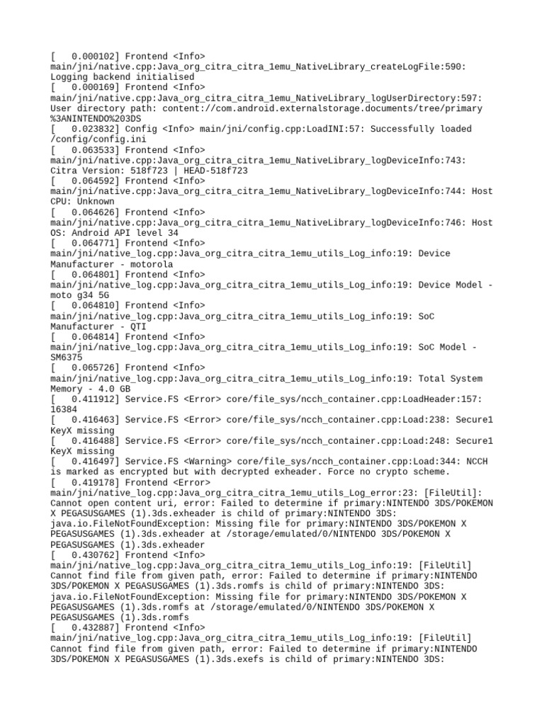 Citra Log - Txt.old | PDF | Encryption | Computing