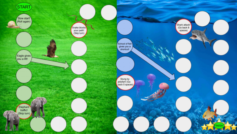 Animal Game Board | PDF