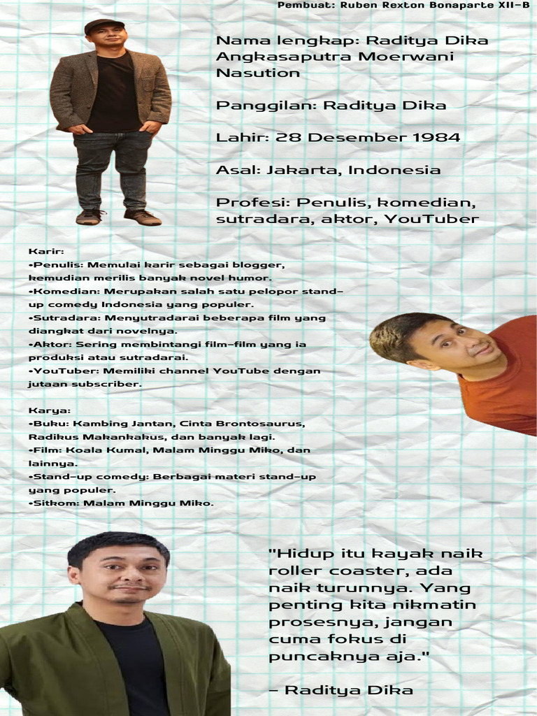 Raditya Dika Pratama | PDF