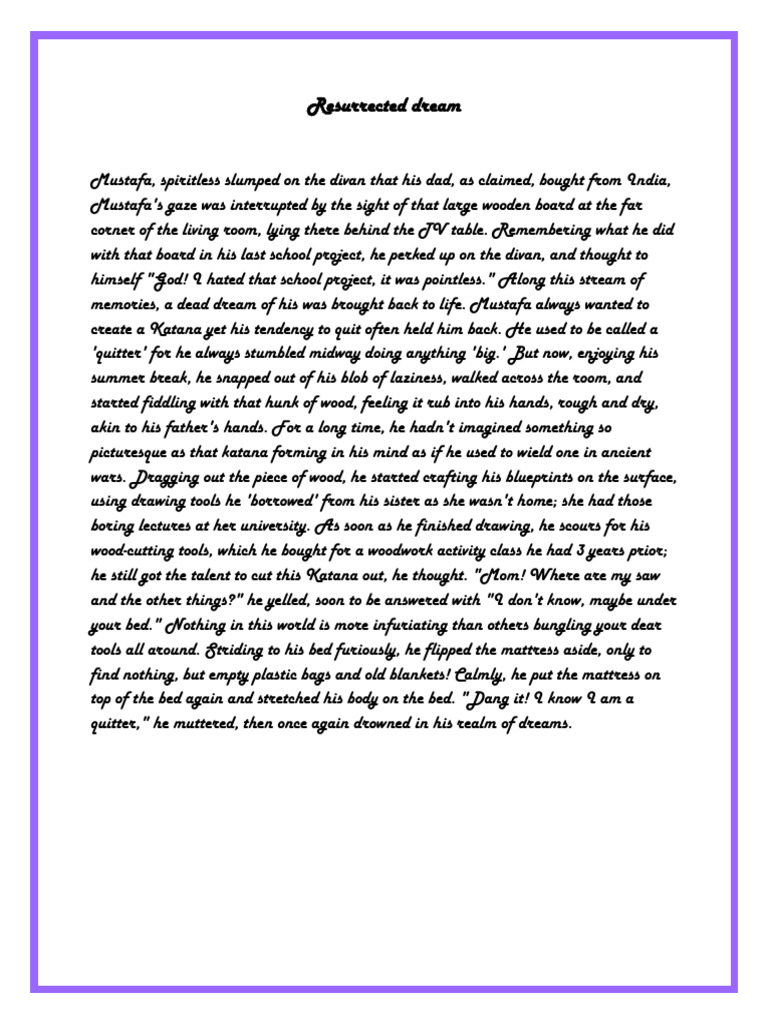 Resurrected Dream | PDF