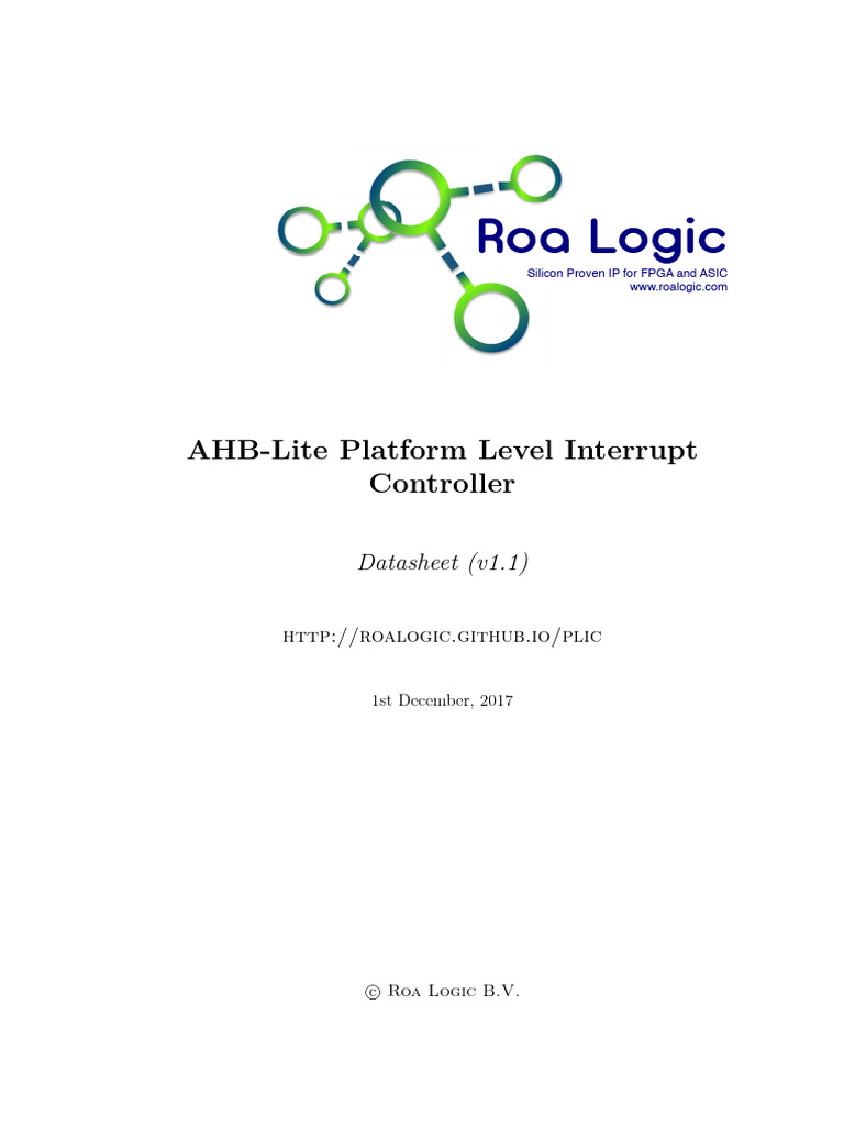 FPGA & ASIC Interrupt Controller Guide | PDF | Input/Output | Parameter (Computer Programming)