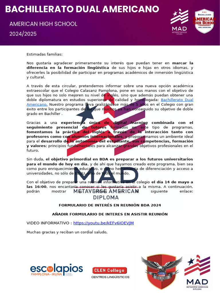 Circular Reunion Bda 1 | PDF | Crecimiento personal y profesional | Ciencias sociales